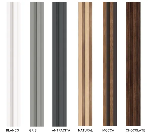 Listones decorativos PVC | Placas decorativas